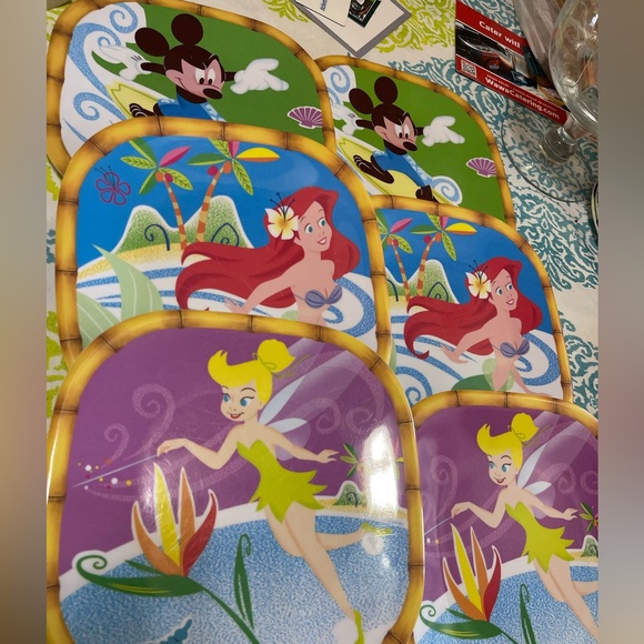 Disney | Dining | Vintage Disney Character Plates Used | Poshmark
